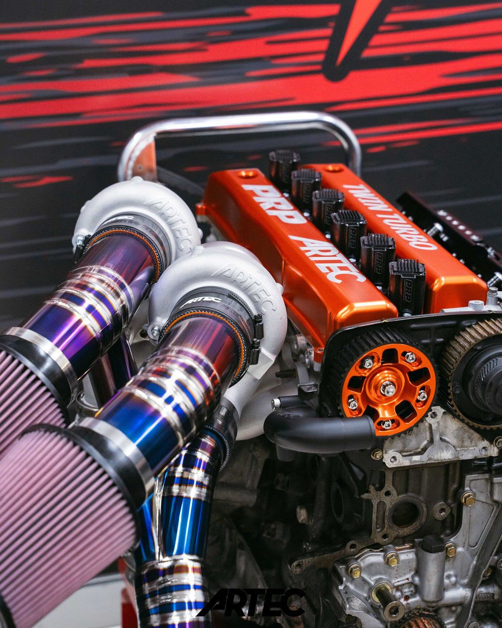 ARTEC Twin Turbo Kit for Toyota 2JZ-GTE – ARTEC Performance Australia